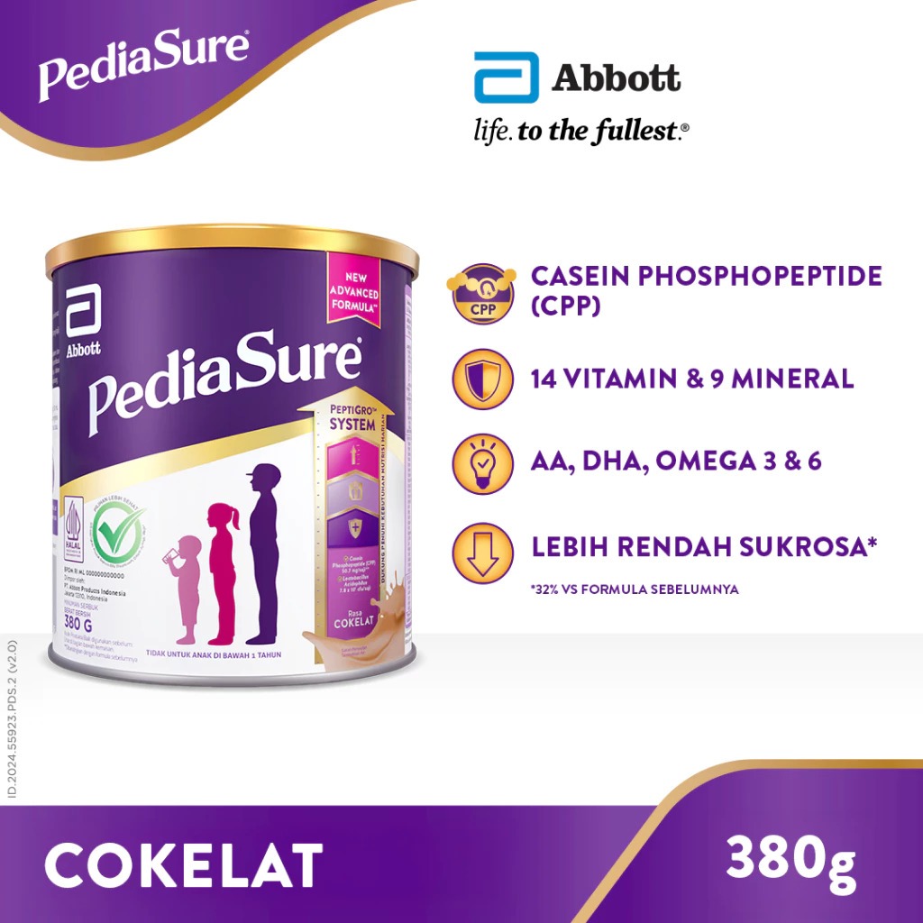Jual PEDIASURE COKLAT 400 GR - RAJA SUSU | Shopee Indonesia