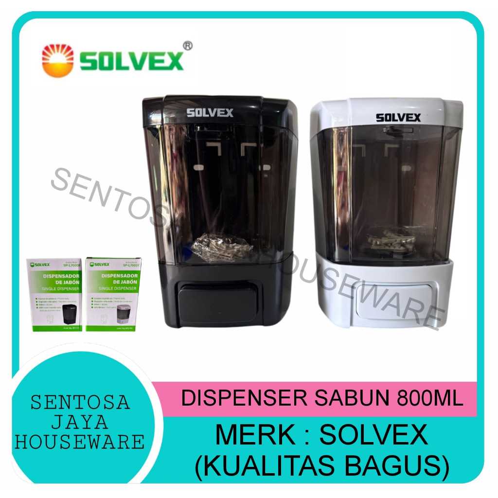 Jual DISPENSER SABUN UKURAN BESAR 800ML / TEMPAT SABUN 800ML MERK ...