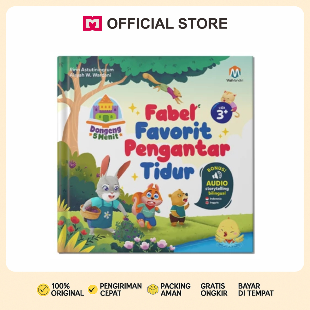 Jual DM Bookstore - Buku Cerita Anak Fabel Favorit Pengantar Tidur Hard ...