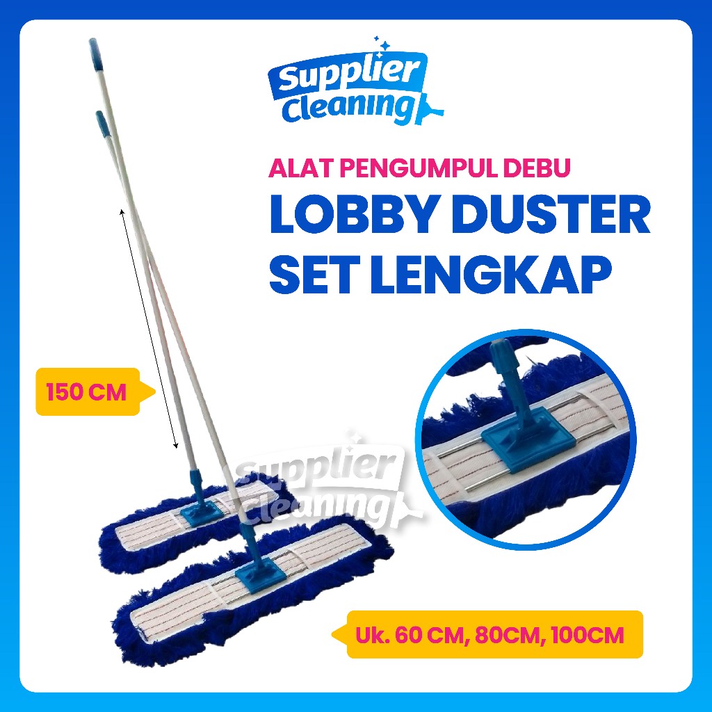 Jual Lobby Duster Set/ Alat Pel Lengkap / Sapu Lobby Alat Pel Akrilik ...