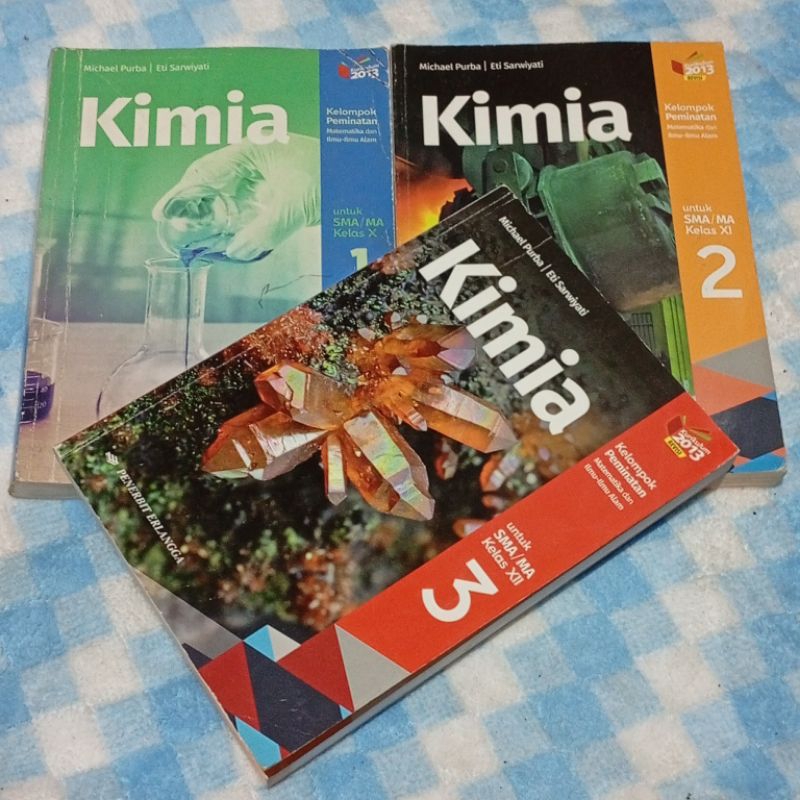 Jual Buku Paket Kimia Sma Kelas 10,11,12 / Erlangga Michael Purba | Shopee Indonesia