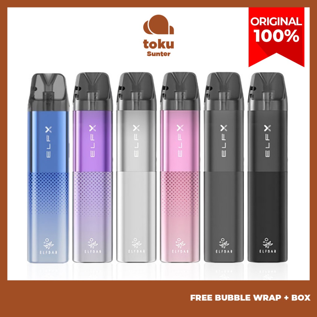 Jual ELF X POD KIT 1000MAH POD ELF X 30W ELF BAR | Shopee Indonesia