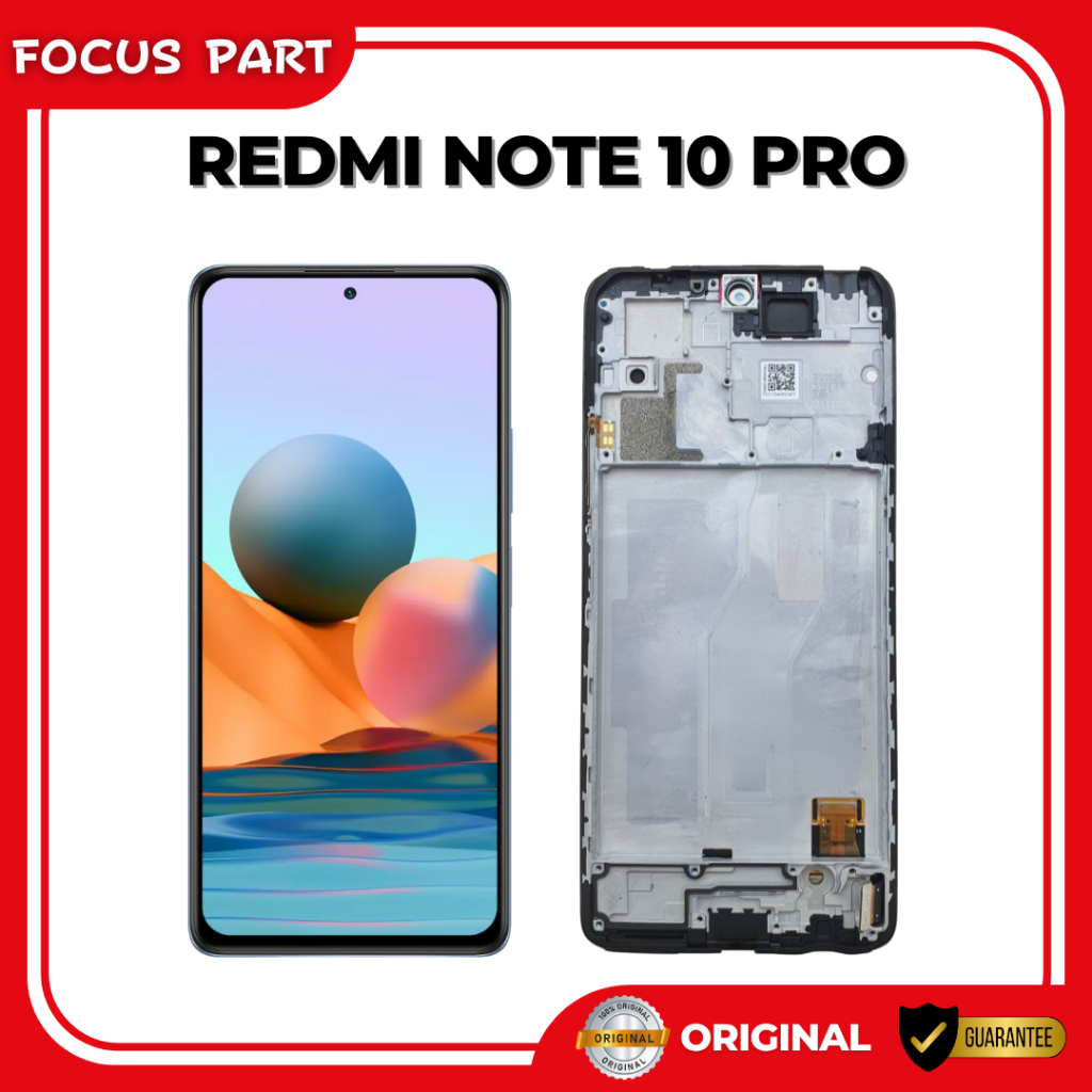 Jual LCD + FRAME XIAOMI REDMI NOTE 10 PRO AMOLED ORIGINAL | Shopee ...