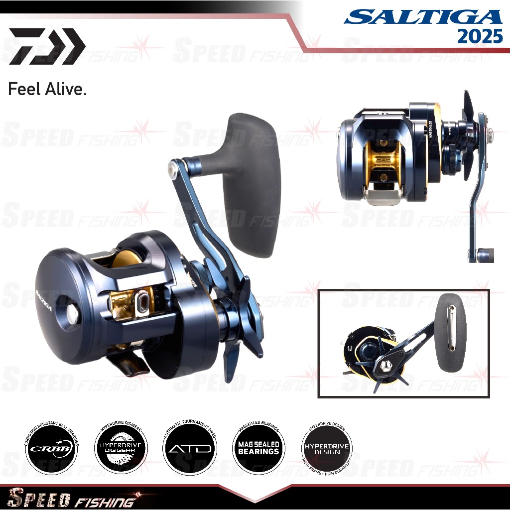 Jual Reel Pancing Daiwa Saltiga 2025 300 Reel Overhead Jigging | Shopee Indonesia