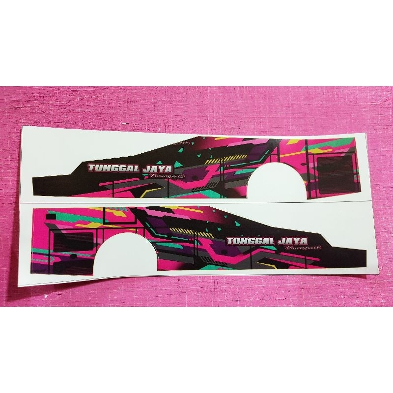 Jual STICKER LIVERY BLACK PINK CUTTING UNTUK ACCESSORIES MINIATUR BUS ...