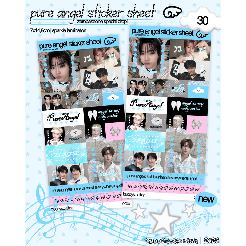 Jual pure angel sticker sheet (zerobaseone) | Shopee Indonesia
