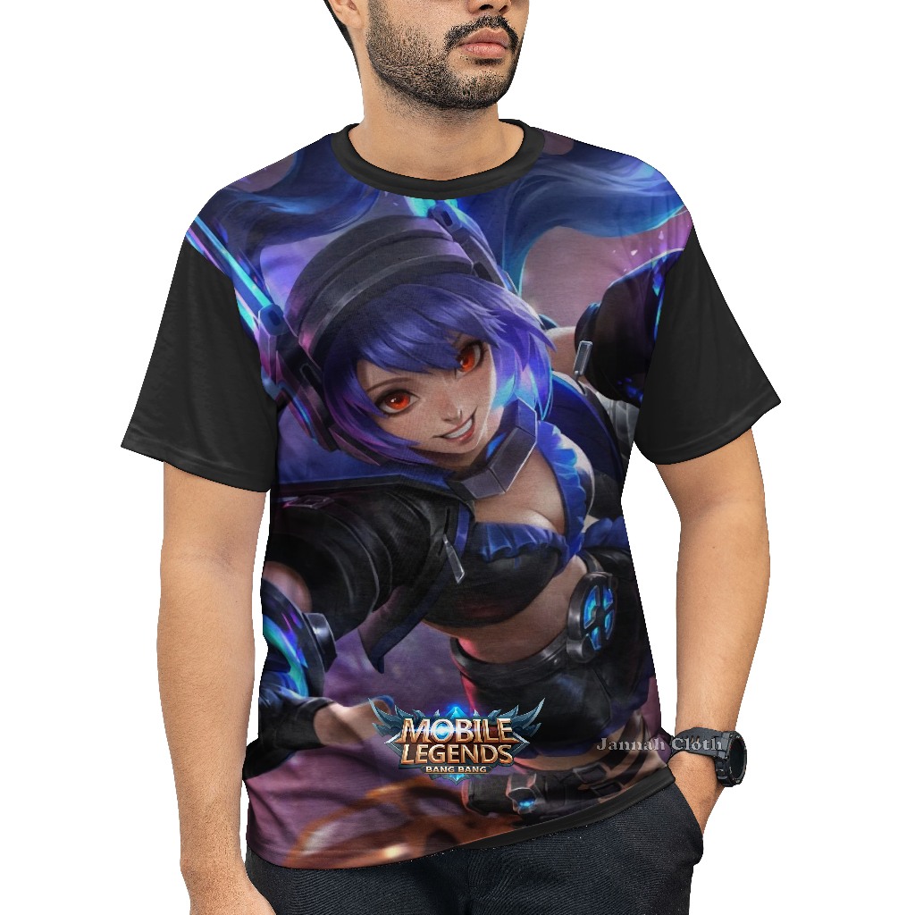 Jual Kaos Mobile Legends Layla Classic Malefic Gunner Kode ML-125 ...