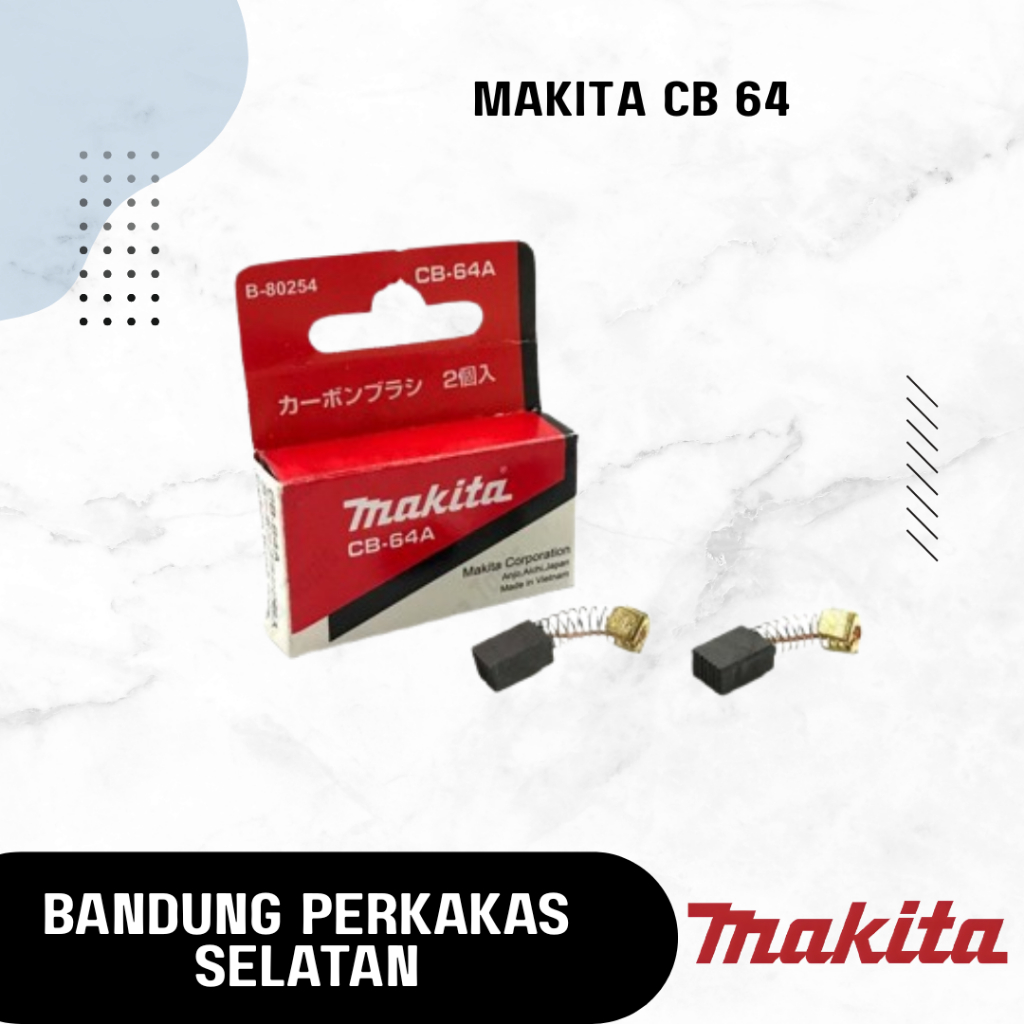 Jual MAKITA CB 64 Carbon Brush 64 - Sepul Bostel Arang Spul Kul CB64 | Shopee Indonesia