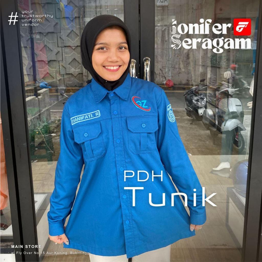 Jual Custom Seragam Kerja Tunik, PDH Tunik, PDH Muslim, Seragam Kerja ...
