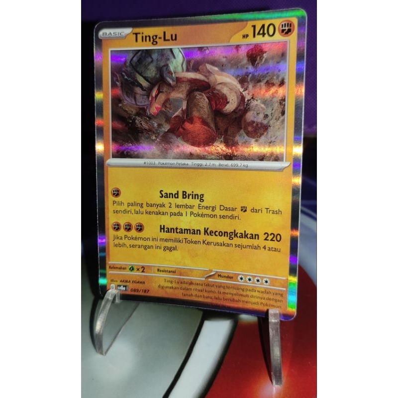 Jual Pokemon Indonesia - TING LU (RARE) | Shopee Indonesia