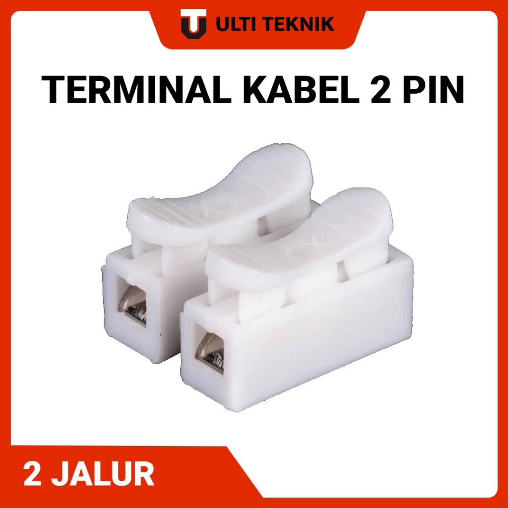Jual Terminal Konektor Kabel 2 Pin | Sambungan Kabel 2 Jalur | Quick ...