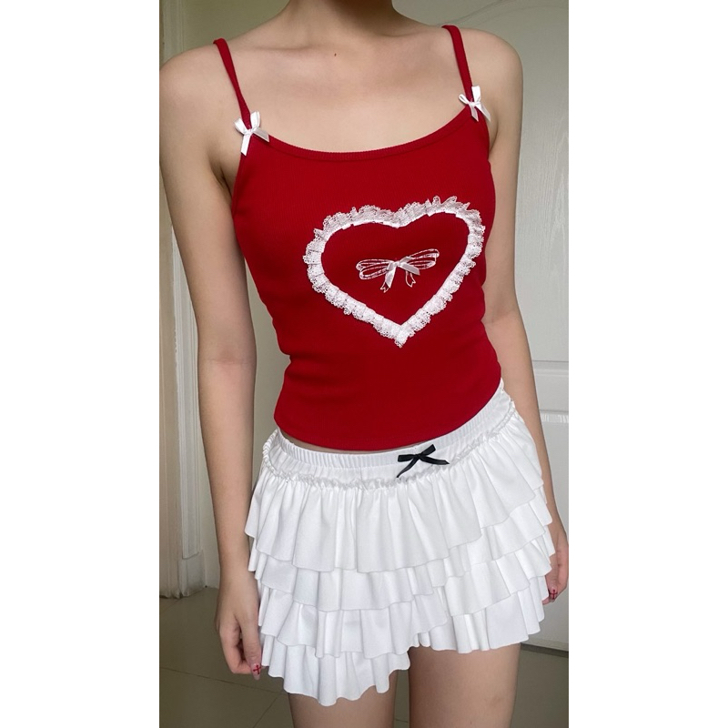 Jual jane ruffle skort | Shopee Indonesia