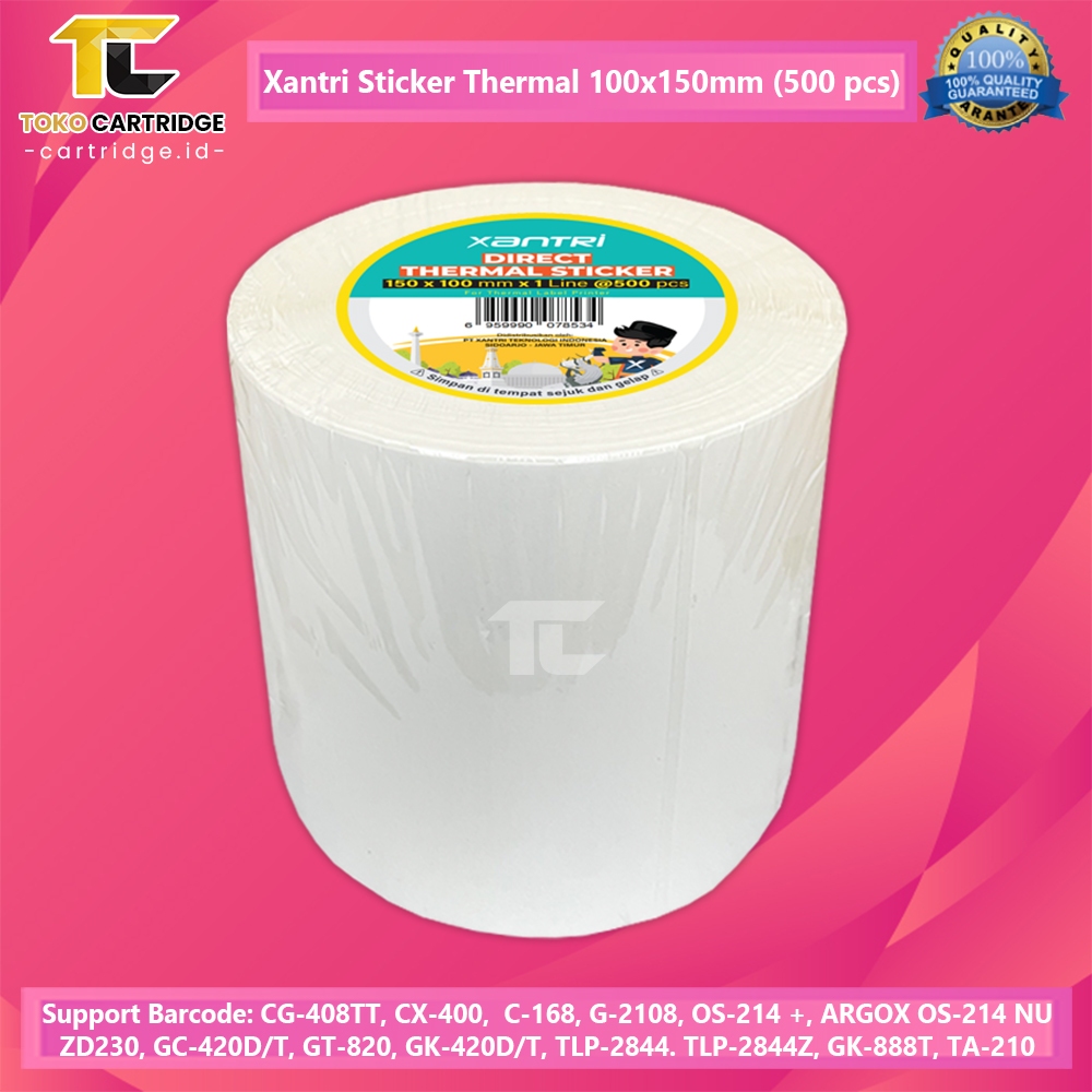 Jual Kertas Sticker Label Thermall Resi Marketplace 78 100 150 Berbagai ...