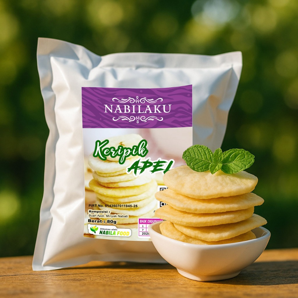 Jual NABILAKU Snack Keripik Kripik Buah Apel Khas Malang Asli GRADE A ...