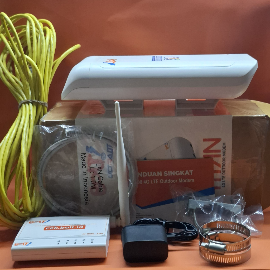 Jual Paket Modem Outdoor BOLT 4G LTE Router Bl400 Bl401 Lengkap Kabel ...