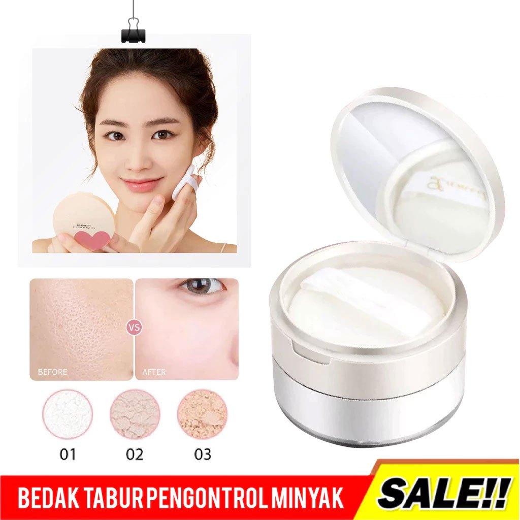 Jual Loose Powder Oil Control Bedak Tabur Pengontrol Minyak Makeup ...