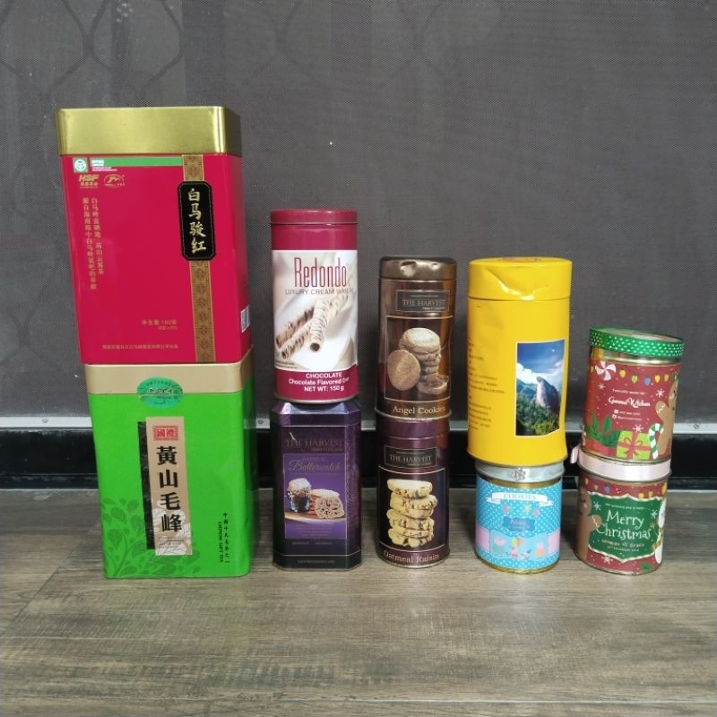 Jual KALENG BEKAS OBAT BISKUIT COOKIES KALENG TEH UNTUK KERANJINAN ...