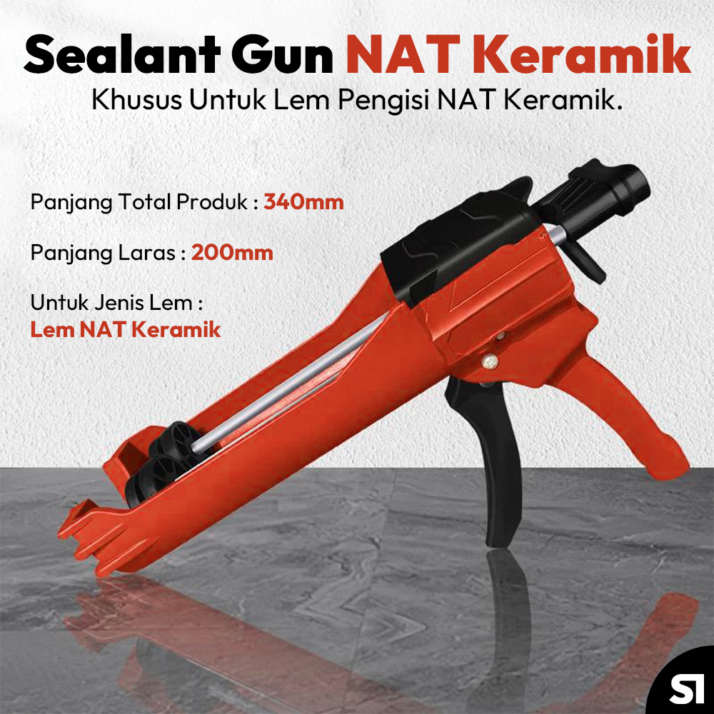 Jual SEALANT GUN LEM NAT KERAMIK, SEALANT GUN UNTUK LEM PENGISI NAT KERAMIK | Shopee Indonesia