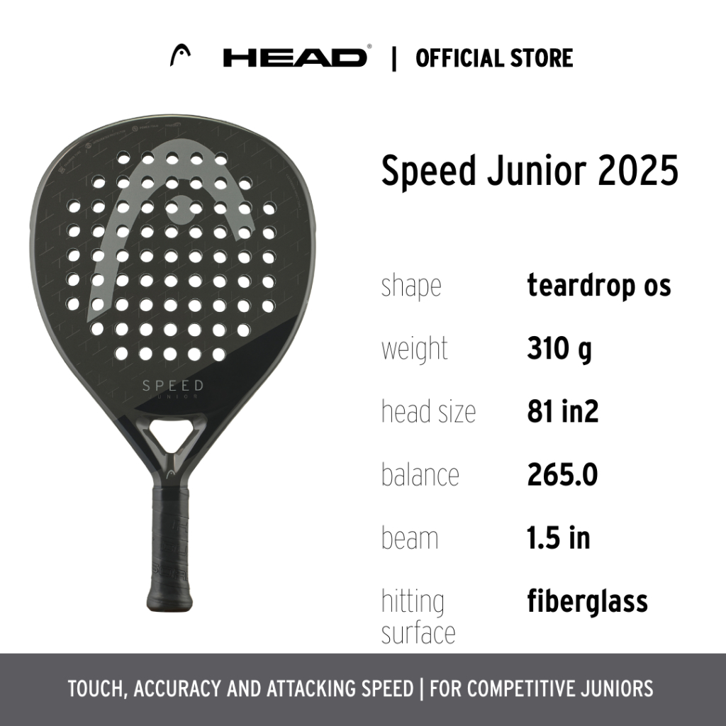 Jual HEAD Padel Racket Speed Junior 2025 226715 - Raket Padel | Shopee ...