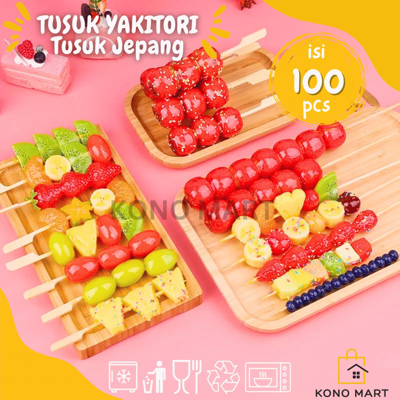 Jual Tusuk Yakitori Tusuk Sate Jepang Tusuk Bendera / Tusukan Sate ...