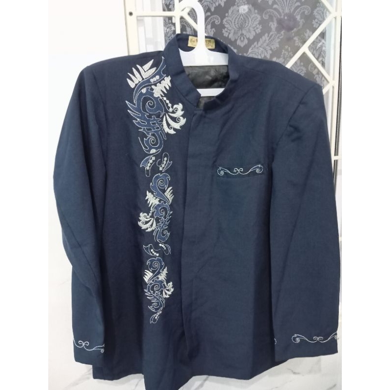 Jual Jas biRu Navy/Koko tebal LD 110 like new | Shopee Indonesia