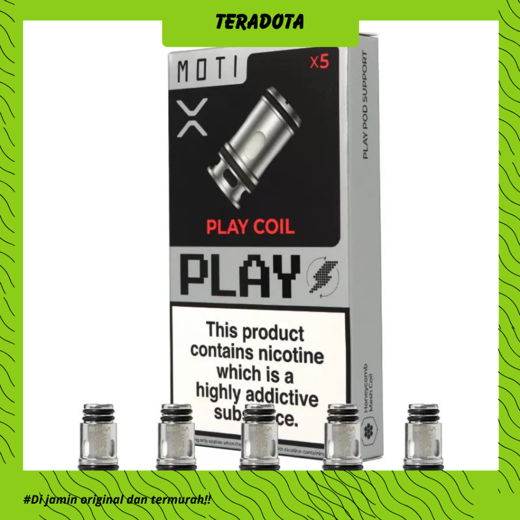 Jual COIL MOTI PLAY KIT 1.0 OHM & 0.45 OHM COIL MOTI ORIGINAL BY MOTI ...