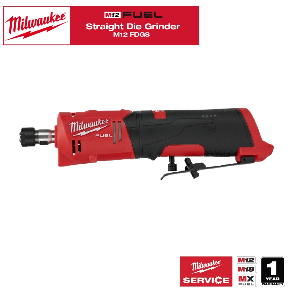 Jual Milwaukee M12 FDGS Straight Grinder - Mesin Gerindra Lurus ...