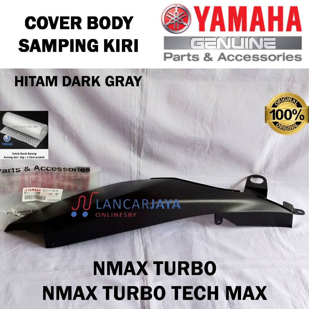 Jual Cover Bodi Body Samping Kiri New Nmax N Max Turbo Tech Max Hitam ...
