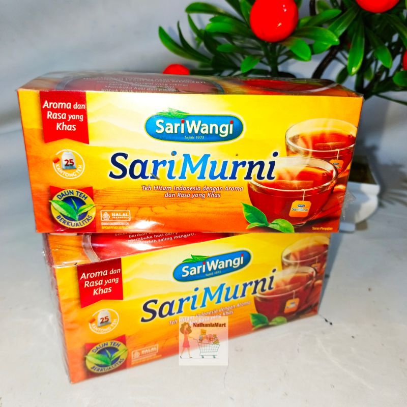 Jual Sari Wangi Teh Sari Murni 40 Gr Isi 25 Kantong | Shopee Indonesia