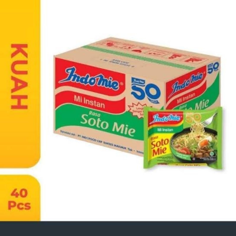 Jual indomie rasa soto 1 dus isi 40pcs | Shopee Indonesia