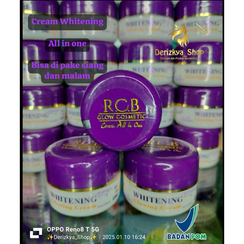 Jual Cream RCB Whitening Glowing | Shopee Indonesia