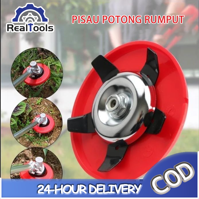 Jual RealTools Pisau matun rumput Mesin Pemotong Rumput Pisau Baja Pemotong Rumput Serbaguna ...