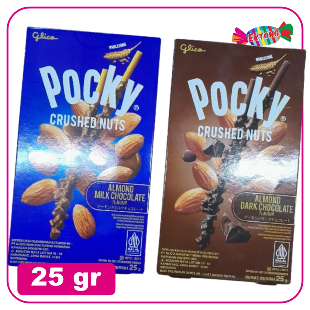 Jual POCKY Crushed Nut - Almond Milk Chocolate / Almond Dark Chocolate ...
