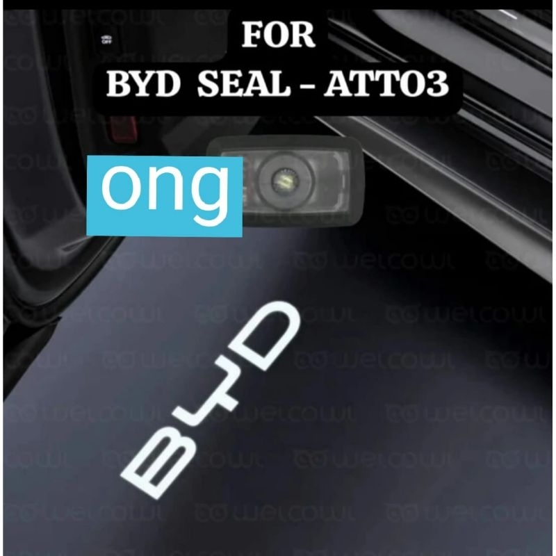 Jual lampu pintu led laser projector welcome logo BYD sealion 7 ...