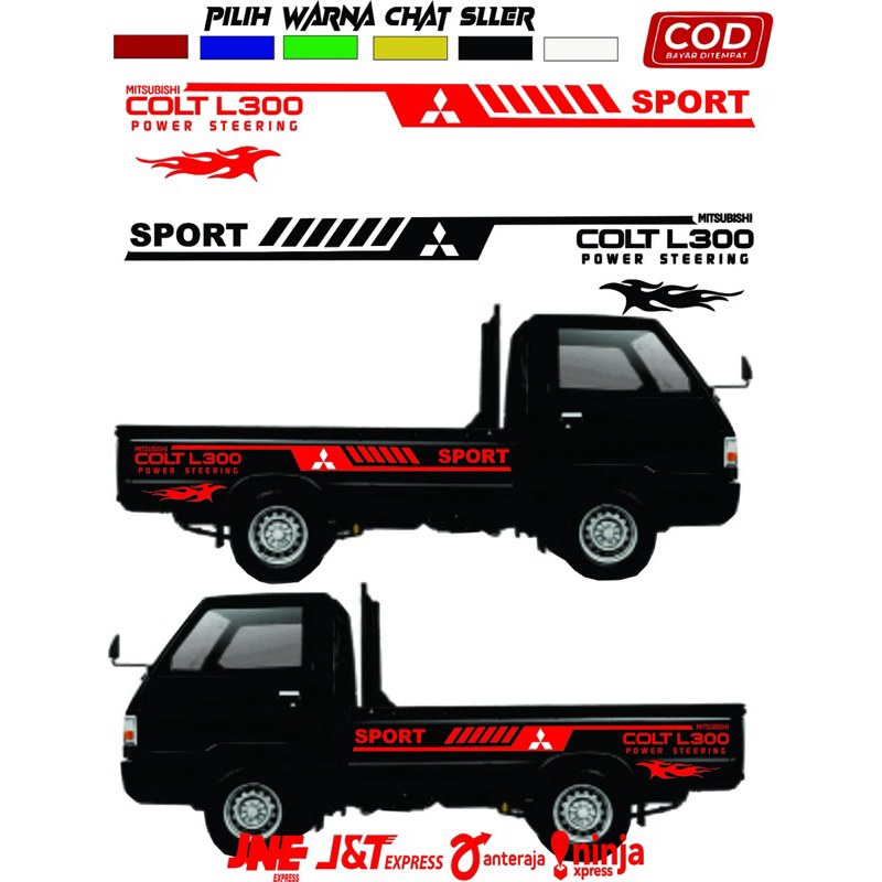 Jual stiker list mobil pickup terbaru desaun simpel elegan | Shopee ...