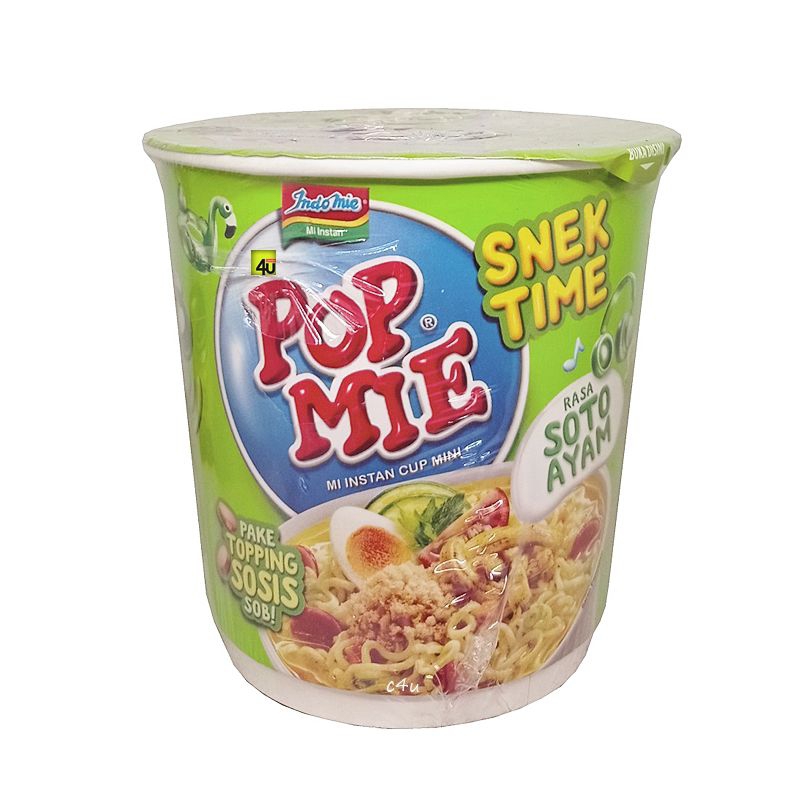 Jual POP MIE INSTANT MINI SNEK TIME KUAH RASA SOTO SATUAN | Shopee ...