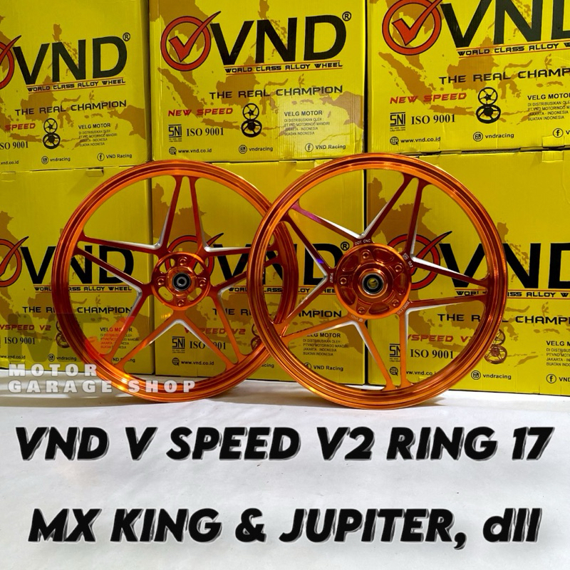 Jual VELG VND V SPEED V2 RING 17 MX KING JUPITER Z 160/160 VELG RACING MX KING JUPITER VELG ...
