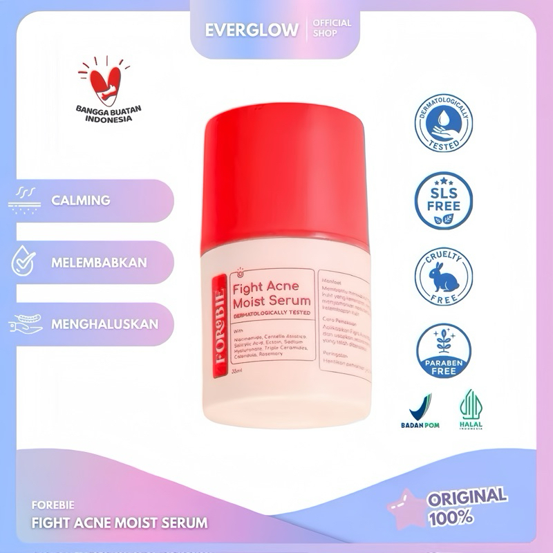 Jual Forebie Niacinamide Fight Acne Moist Serum 35ml | Forebie Serum ...