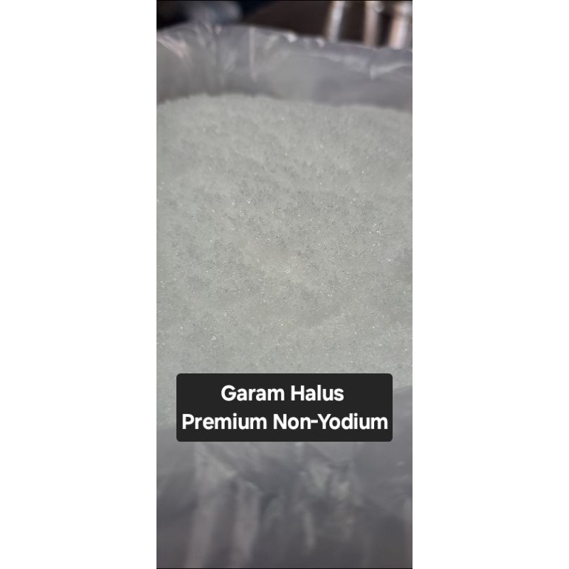 Jual Garam halus non-yodium premium / NaCL / Garam halus non-yodium ...