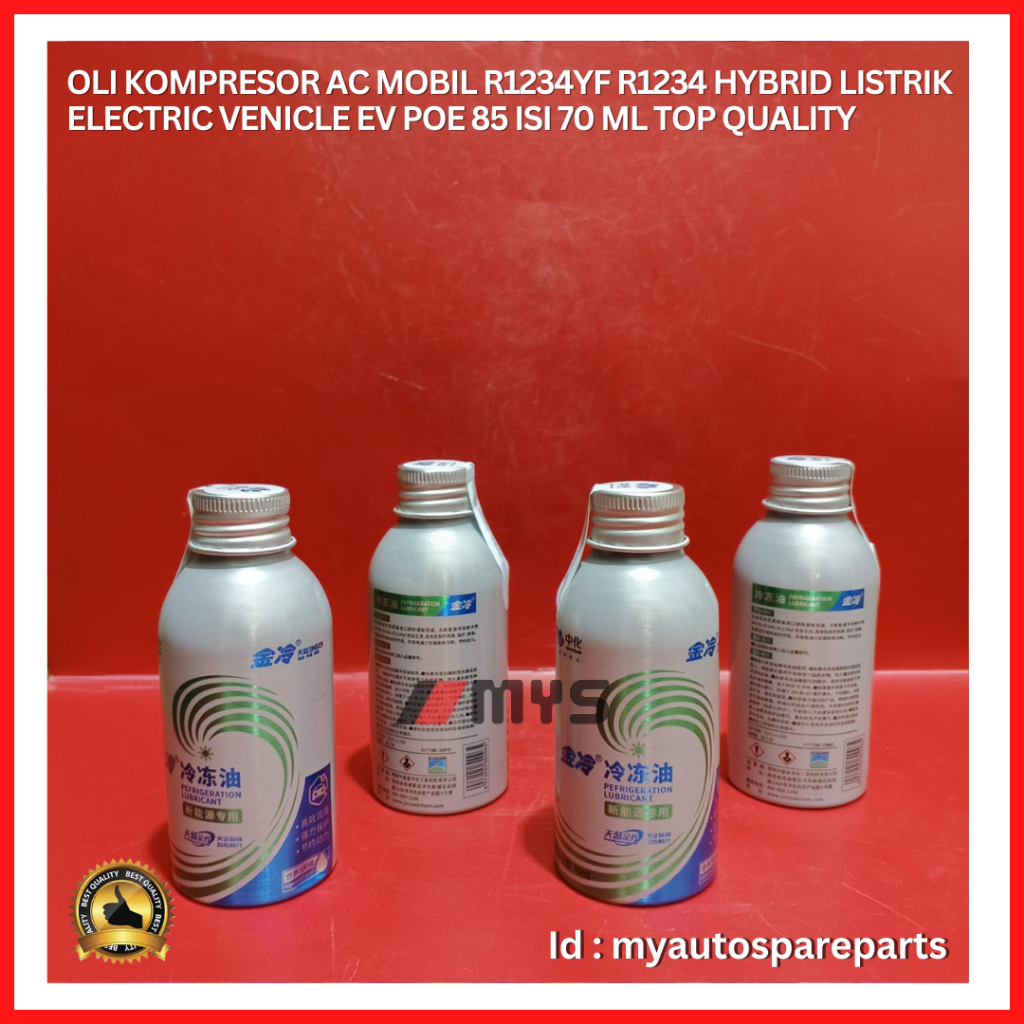 Jual OIL COMPRESSOR AC Mobil R1234YF R1234 Hybrid Listrik Electric ...