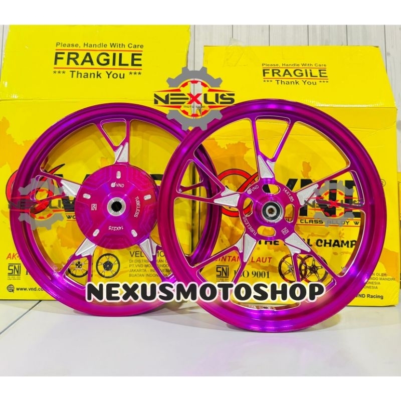 Jual Velg Vnd AK 47 Ring 14 Mio Sporty/ Mio lama/ Mio J/ Fino 115/ Soul ...