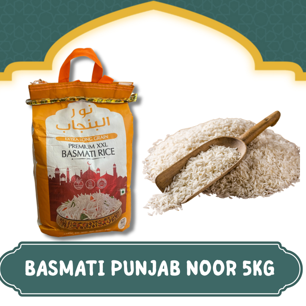Jual OLEH OLEH HAJI DAN UMROH BERAS BASMATI PUNJAB NOOR EXTRA LONG NASI ...