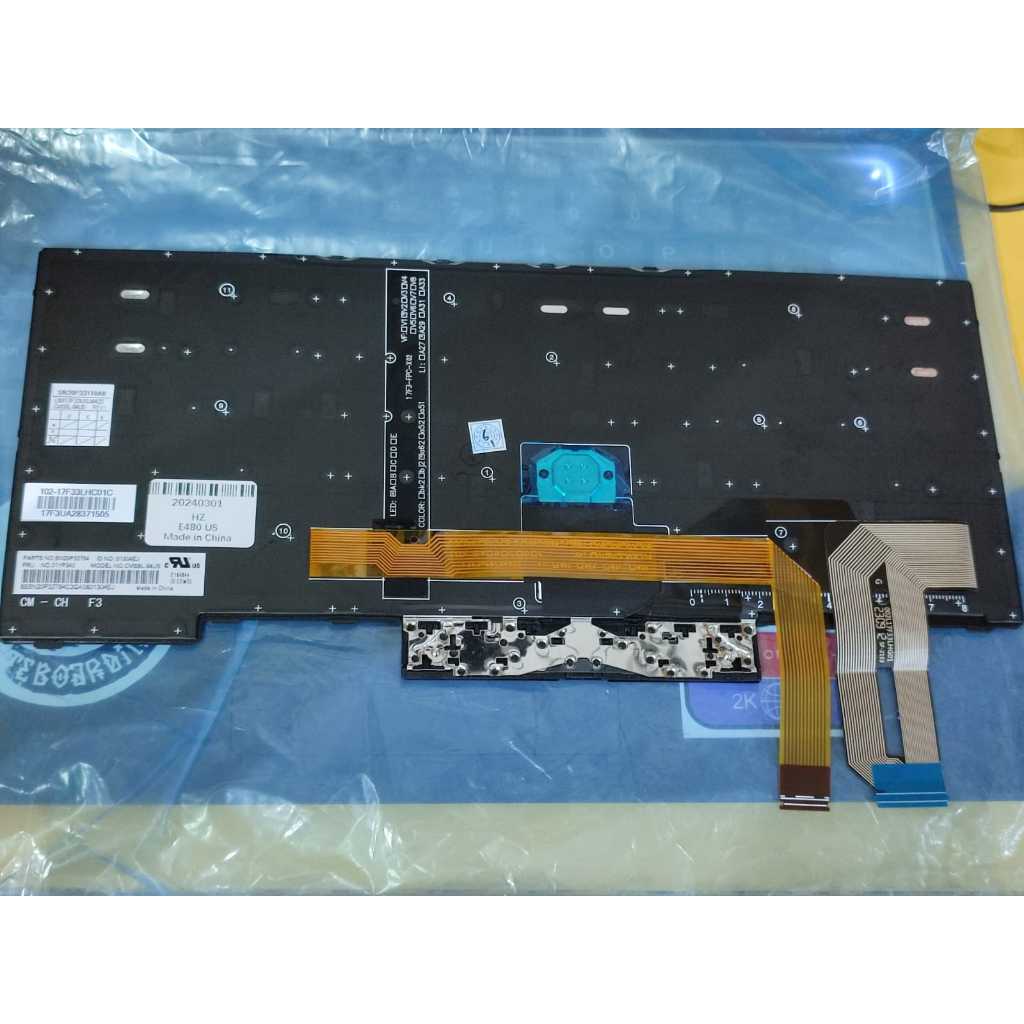 Jual Keyboard Lenovo Thinkpad E480 L480 T480 Yoga T480s T490 Backlight ...