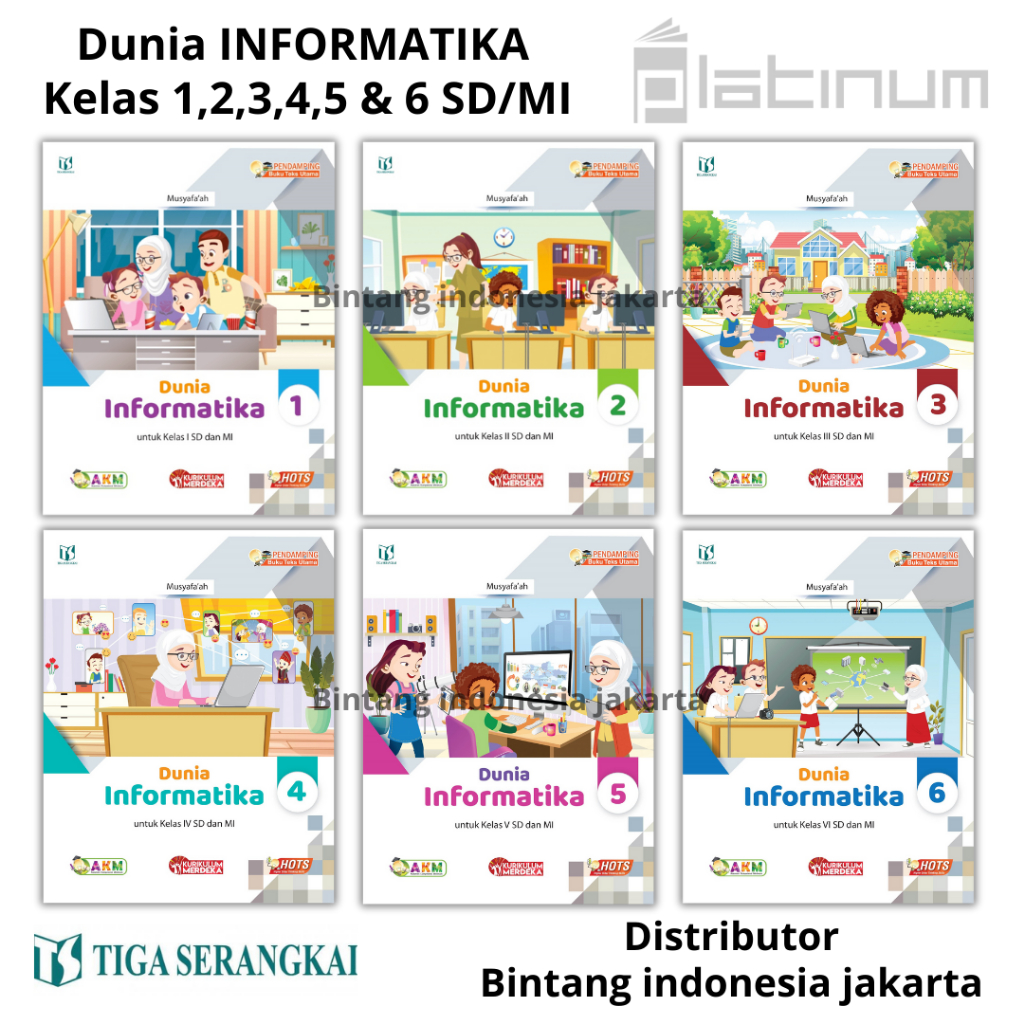 Jual PLATINUM - DUNIA INFORMATIKA KELAS 1,2,3,4,5 & 6 SD/MI KURIKULUM ...