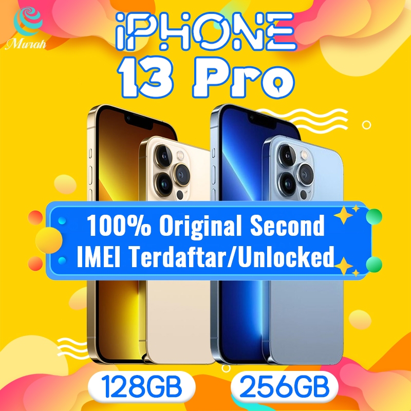 Jual iPhone 13 Pro Second fullset 128g 256g Bekas Garansi Baterai No Minus LCD Original Semua ...