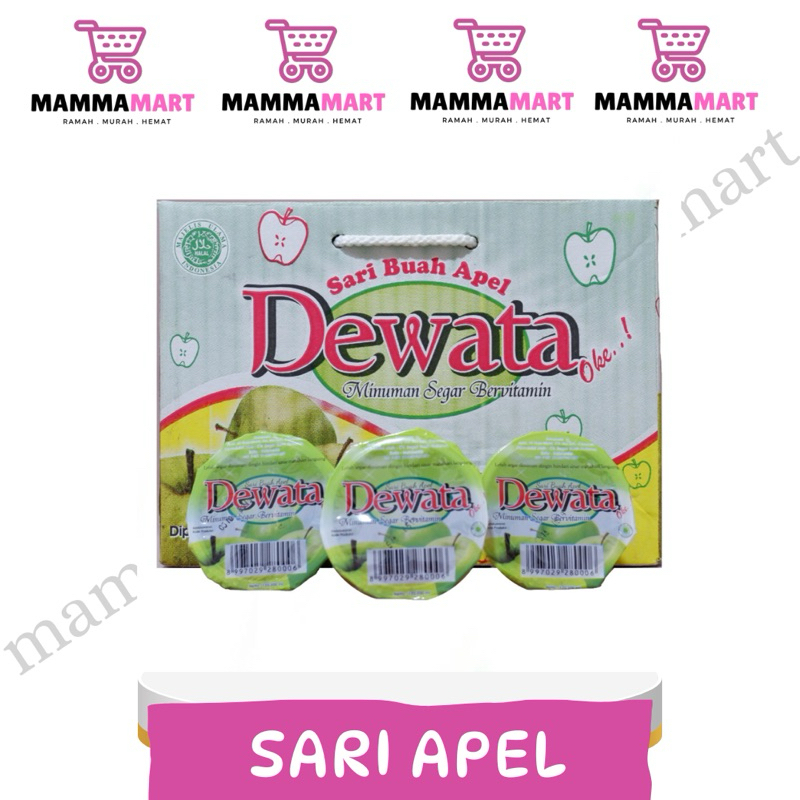 Jual MM - Minuman Sari Apel DEWATA 120ml/24/32 Khas Batu Malang | Shopee Indonesia