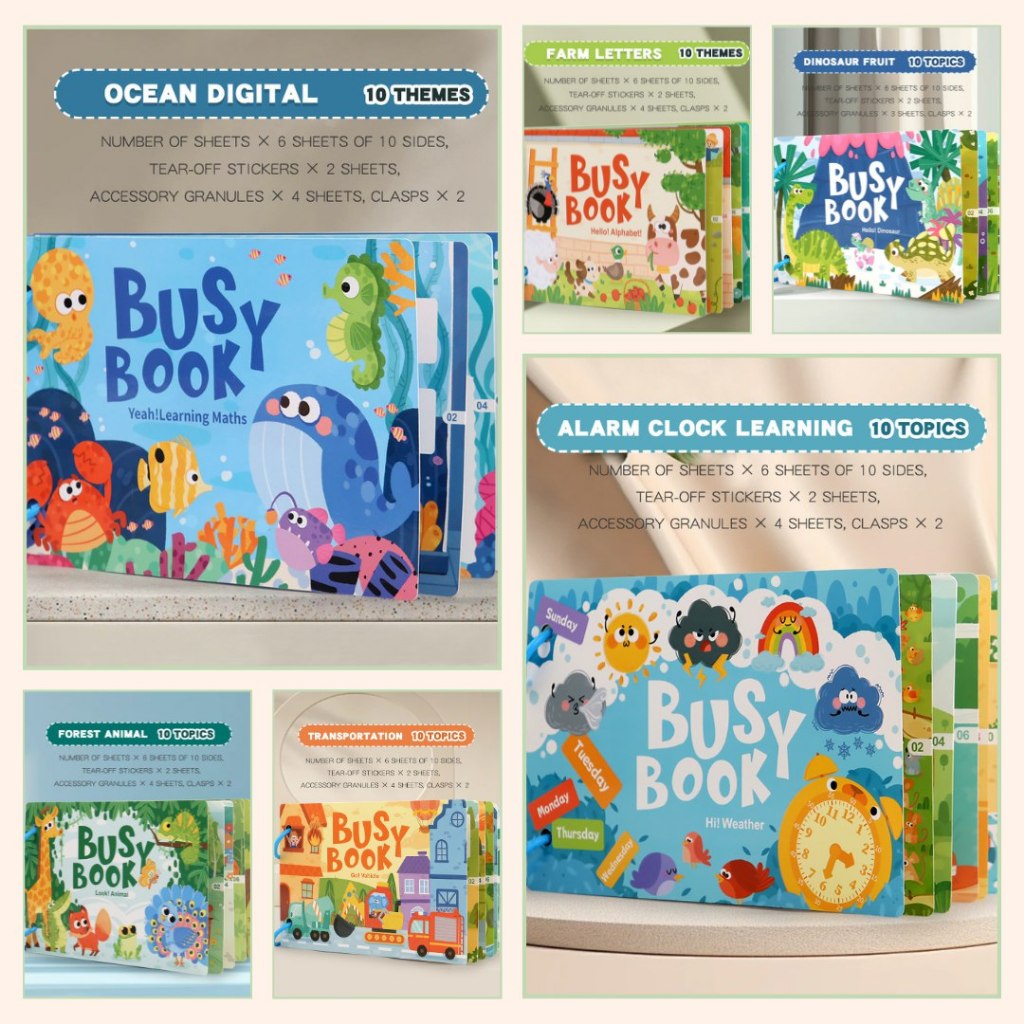 Jual F and X Busy Book | Shopee Indonesia