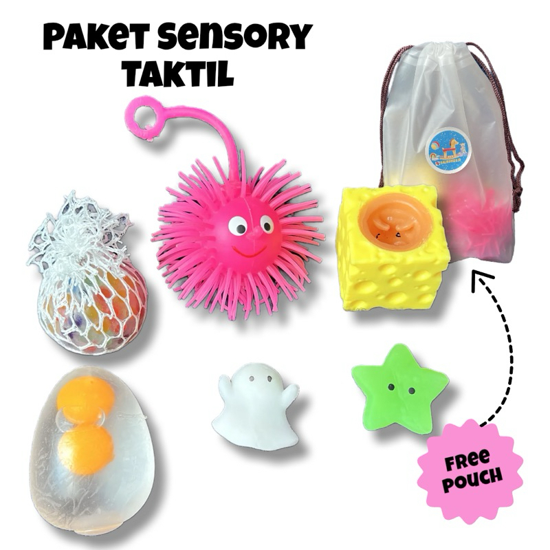Jual Paket Sensory Taktil Mainan Edukasi Anak Sensory Play Propioseptif ...