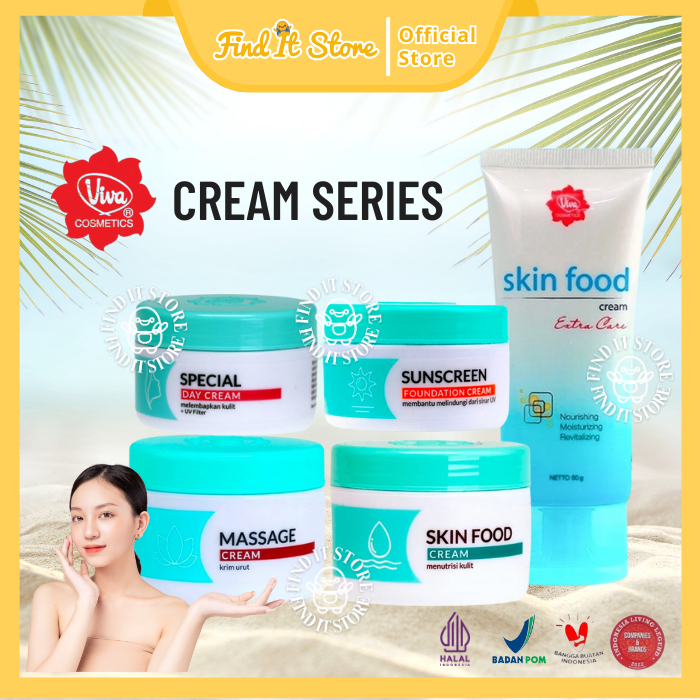 Jual Viva Skin Food Cream | Extra Care | Cream Massaage | Pijat | Skin ...