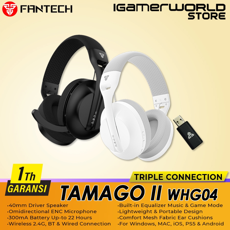 Jual Fantech TAMAGO II WHG04 Wireless Triple Connection Bluetooth ...